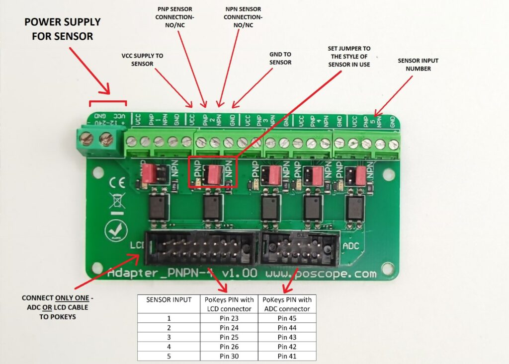 Adapterpnpn For Pnp And Npn Sensors Polabs